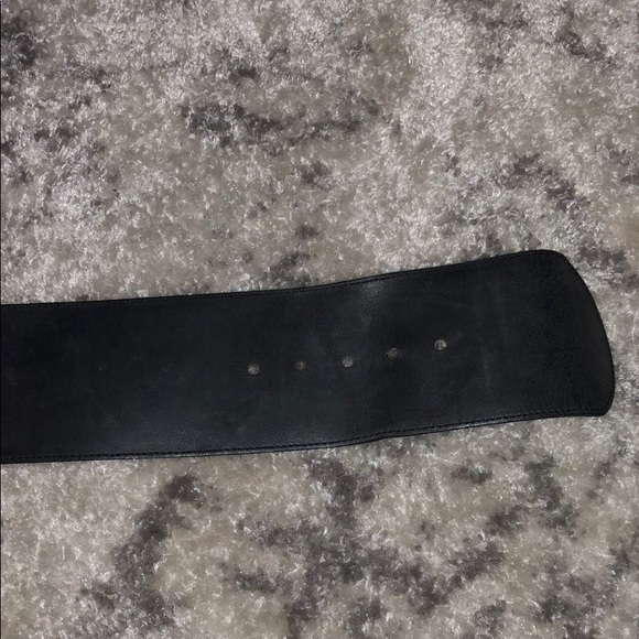 French Connection | Accessories | French Connection Wide Black Belt ...